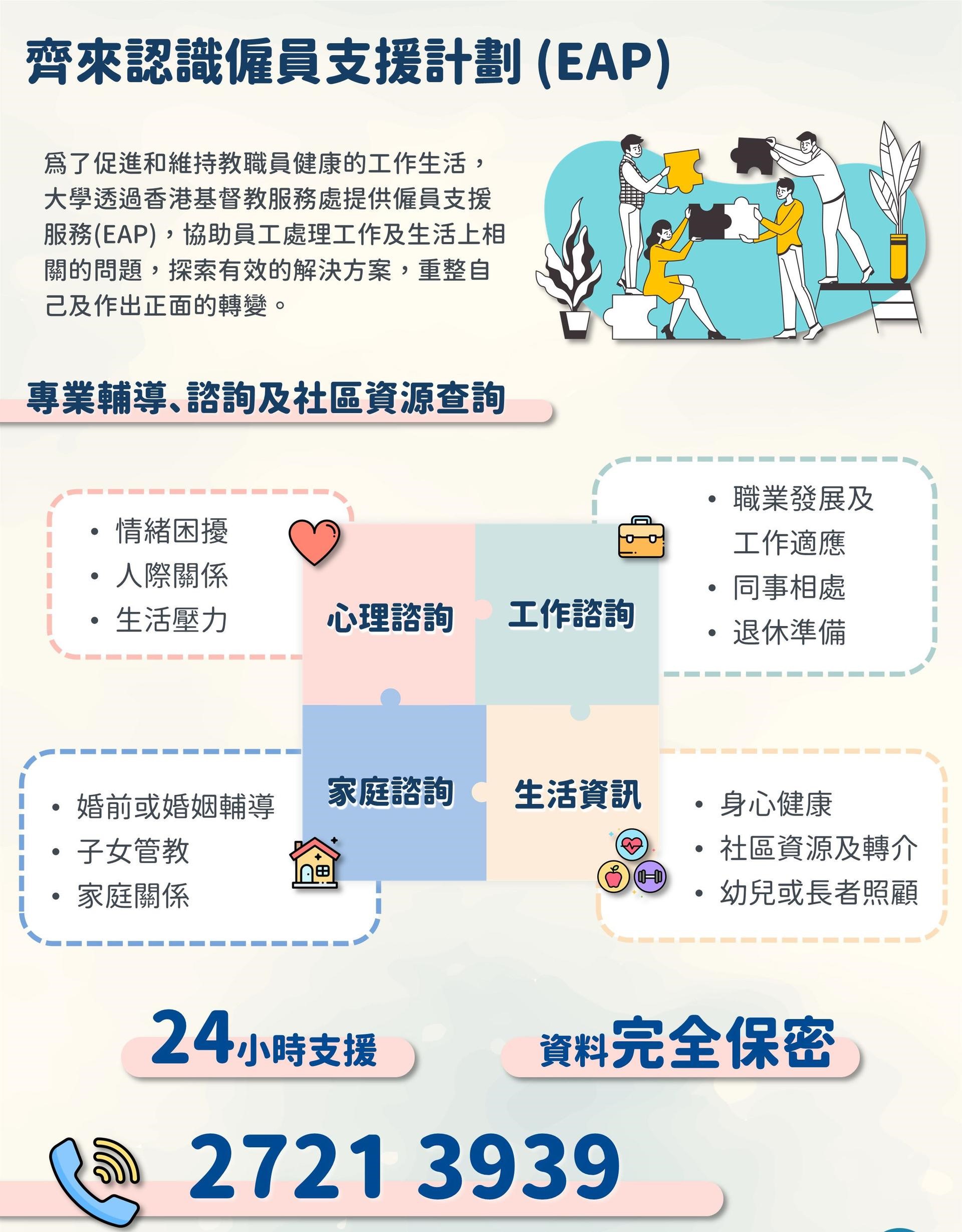 齊來認識僱員支援計劃 (EAP)